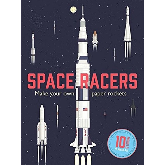 Toys | Space Racers Make Your Own Paper Rockets 1 Models Over 23 Tall ...